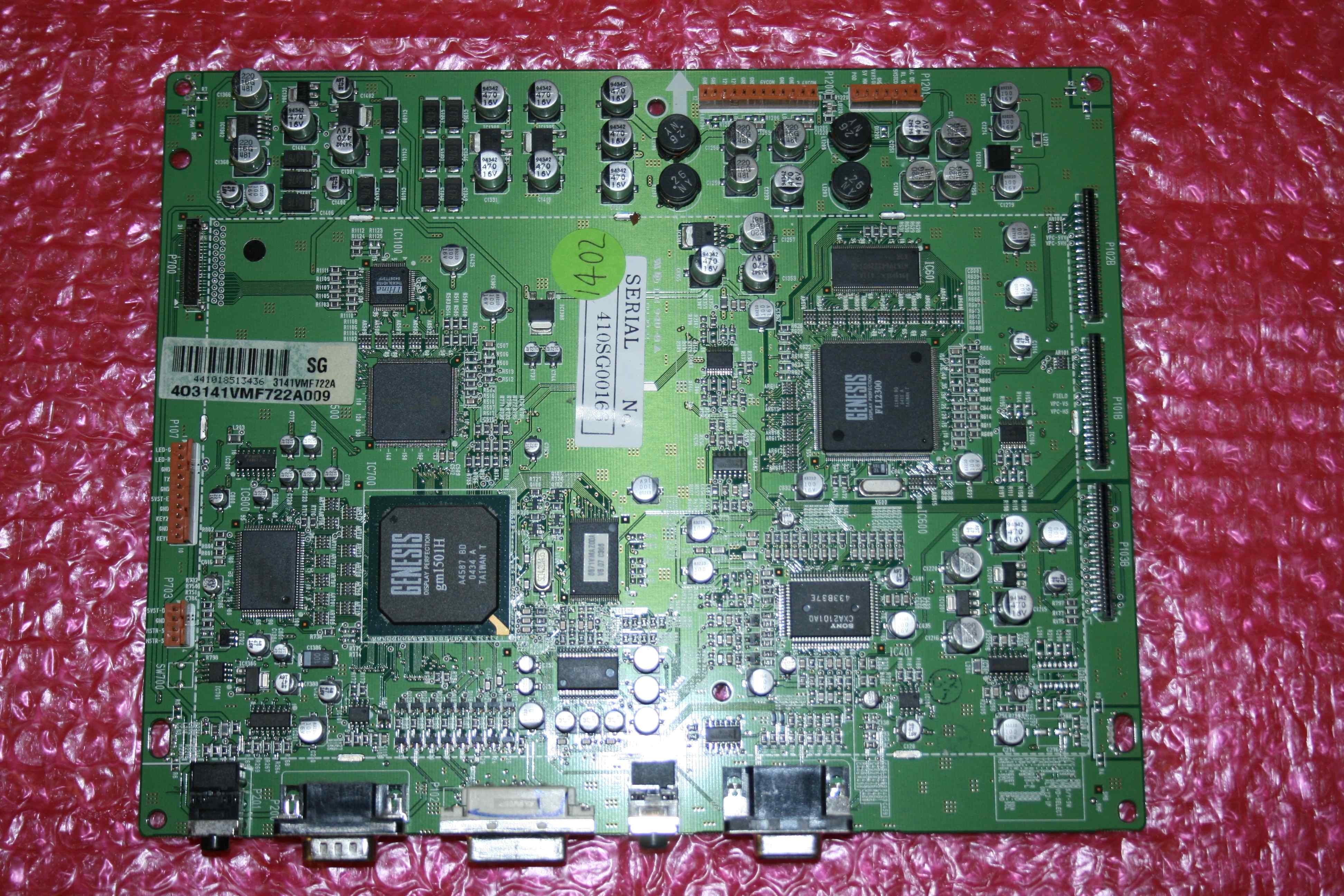 LG - AV PCB - RZ-42PX11, RZ42PX11, 3141VMF722A, 403141VMF722A009 lcd-tv ...