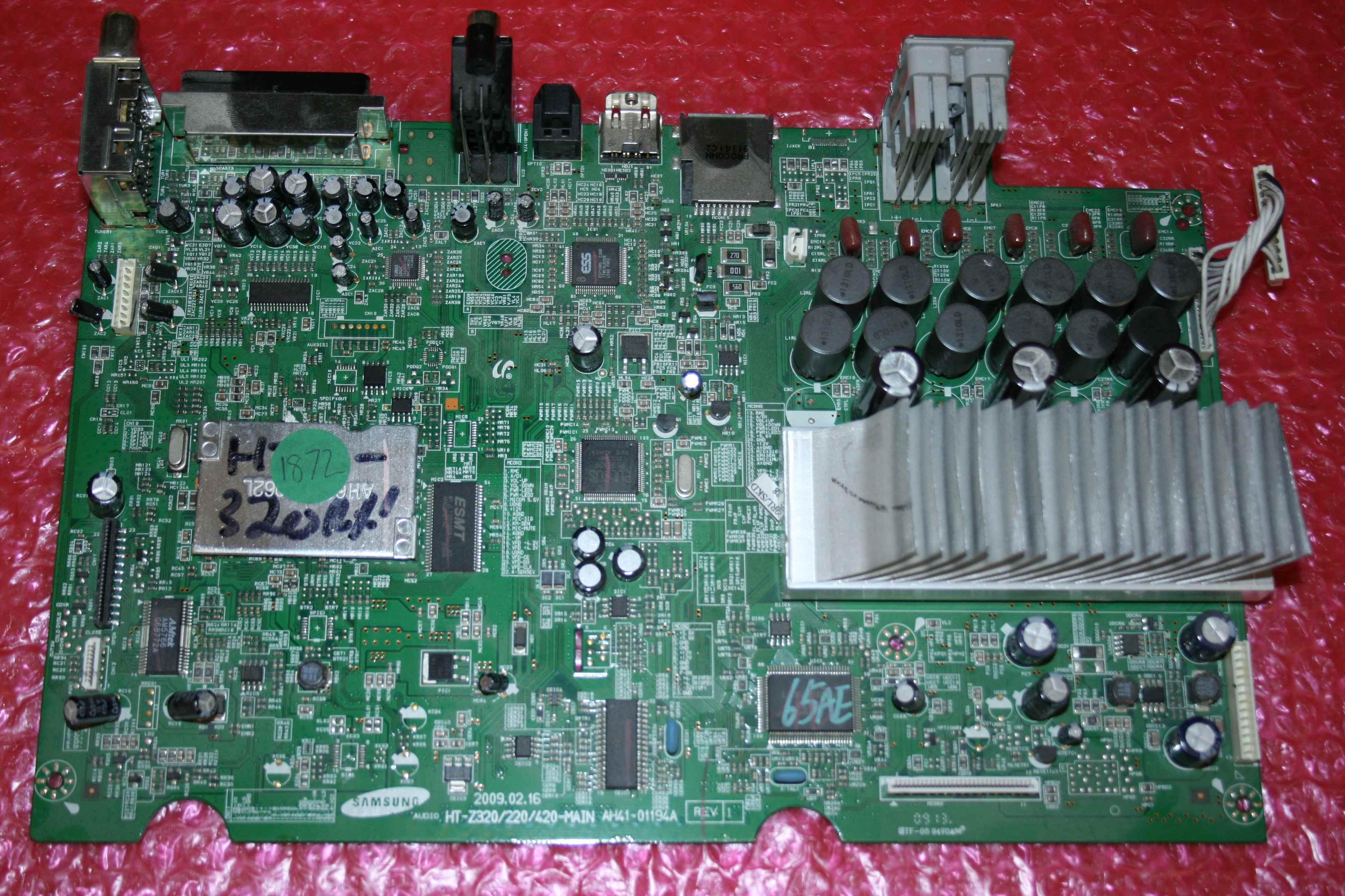 SAMSUNG - MAIN PCB - AH41-01194A, AH4101194A, HT-Z320R/XEU, HTZ320RXEU ...