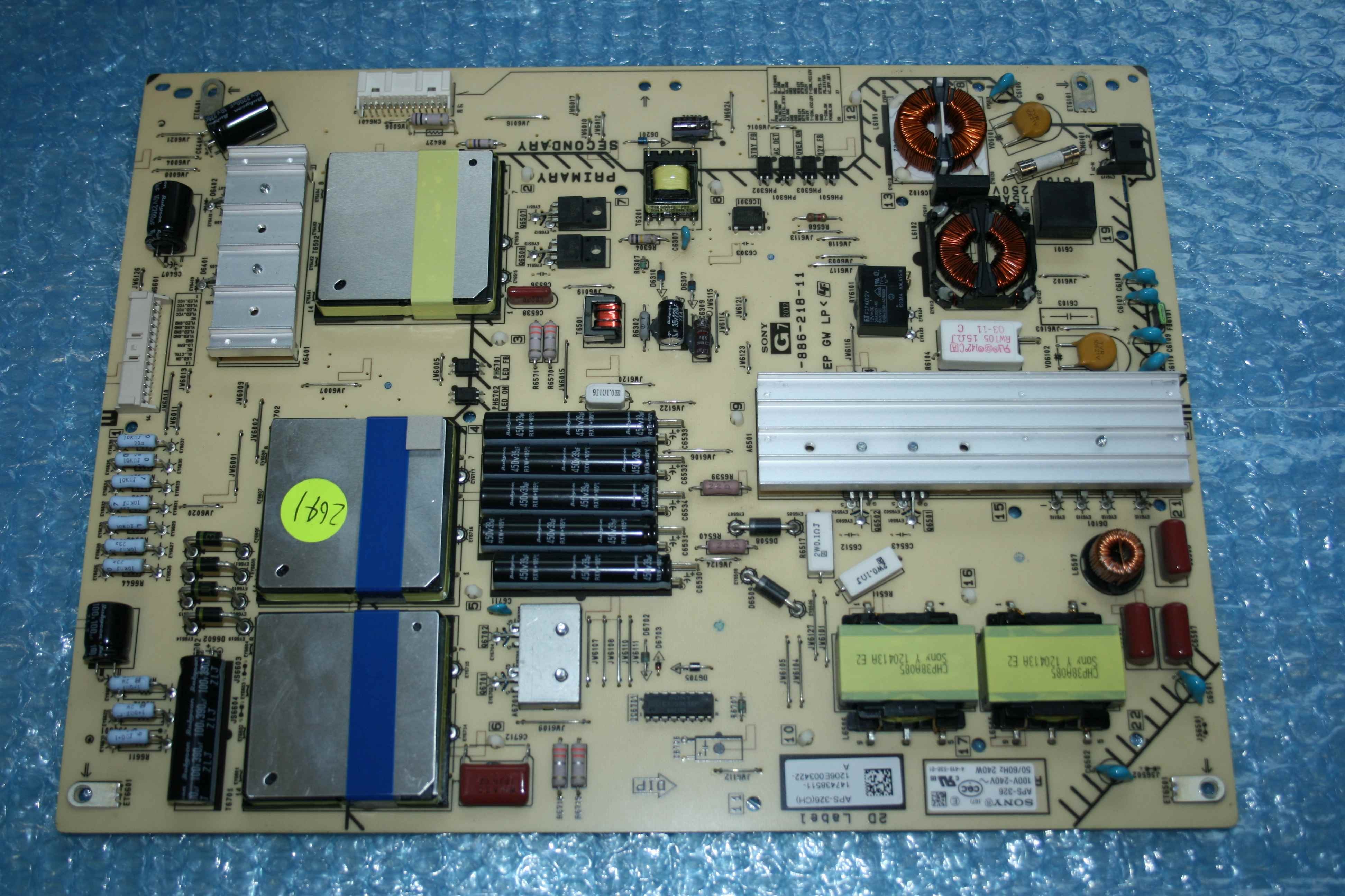 SONY - PSU - FX0067811, APS-326(CH), 147438511, KDL55HX853, KDL-55HX853 ...