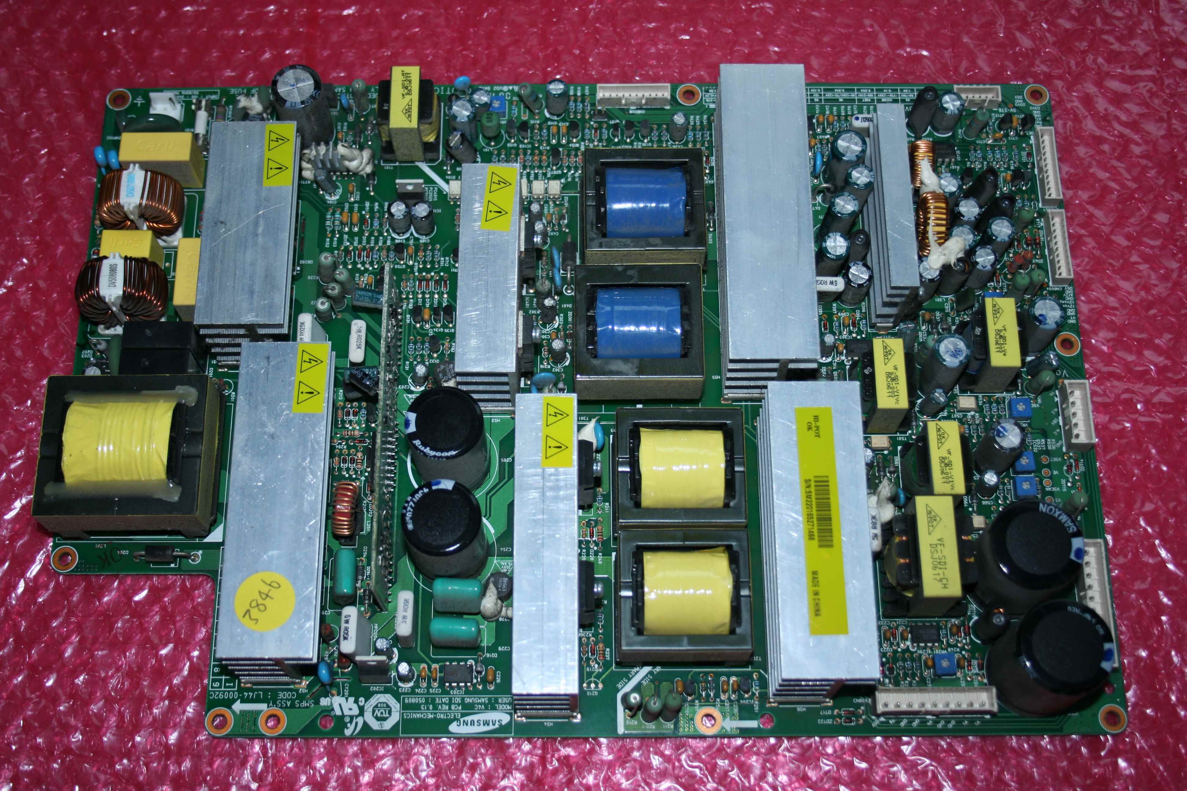 PSU - PD-42SC, PD42SC, V4C, LJ44-00092C, LJ4400092C, PCB REV. 0.13 lcd ...