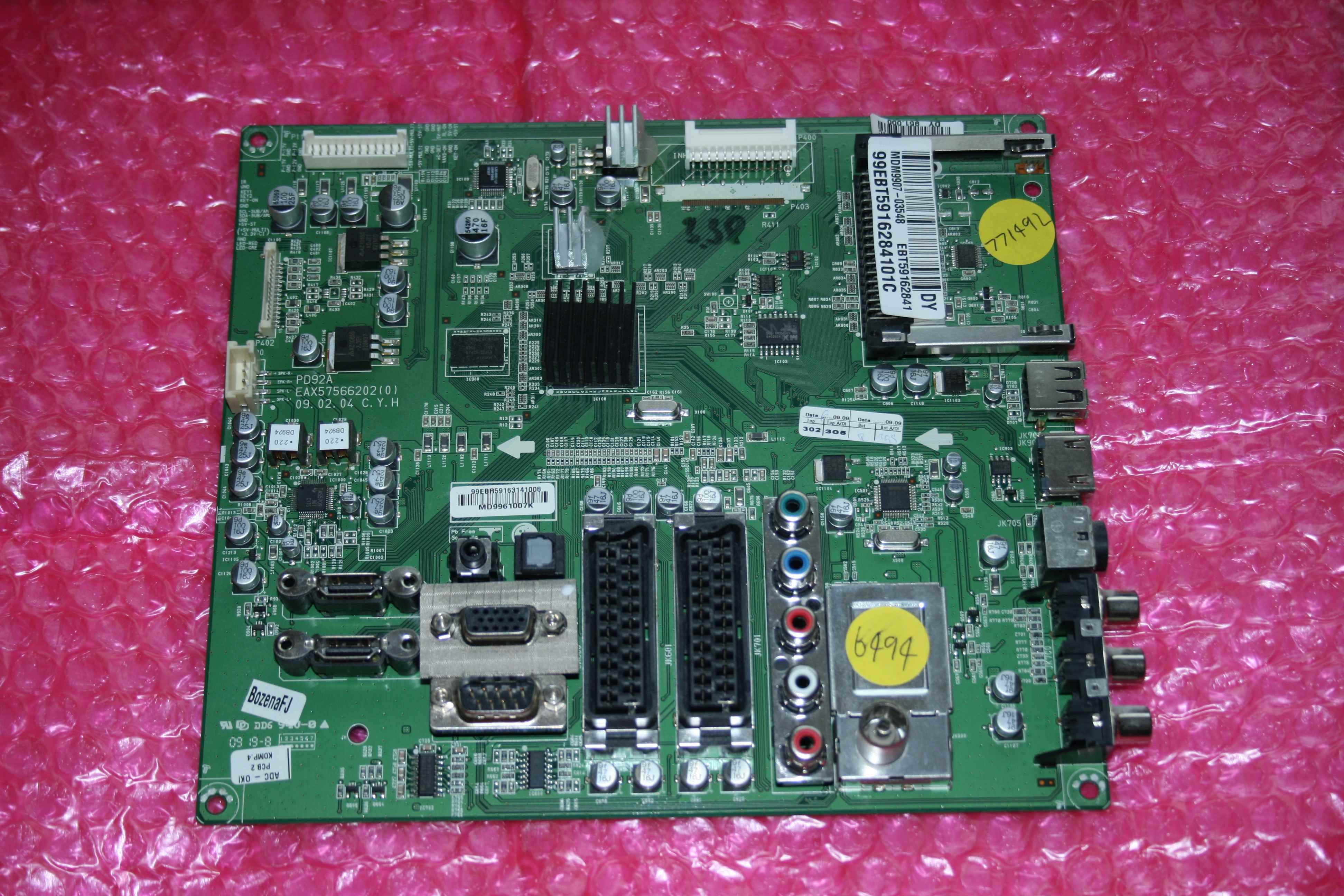 LG - EBT59162841, EAX57566202(0), 42PQ2000-ZA.BEKRLJP ...