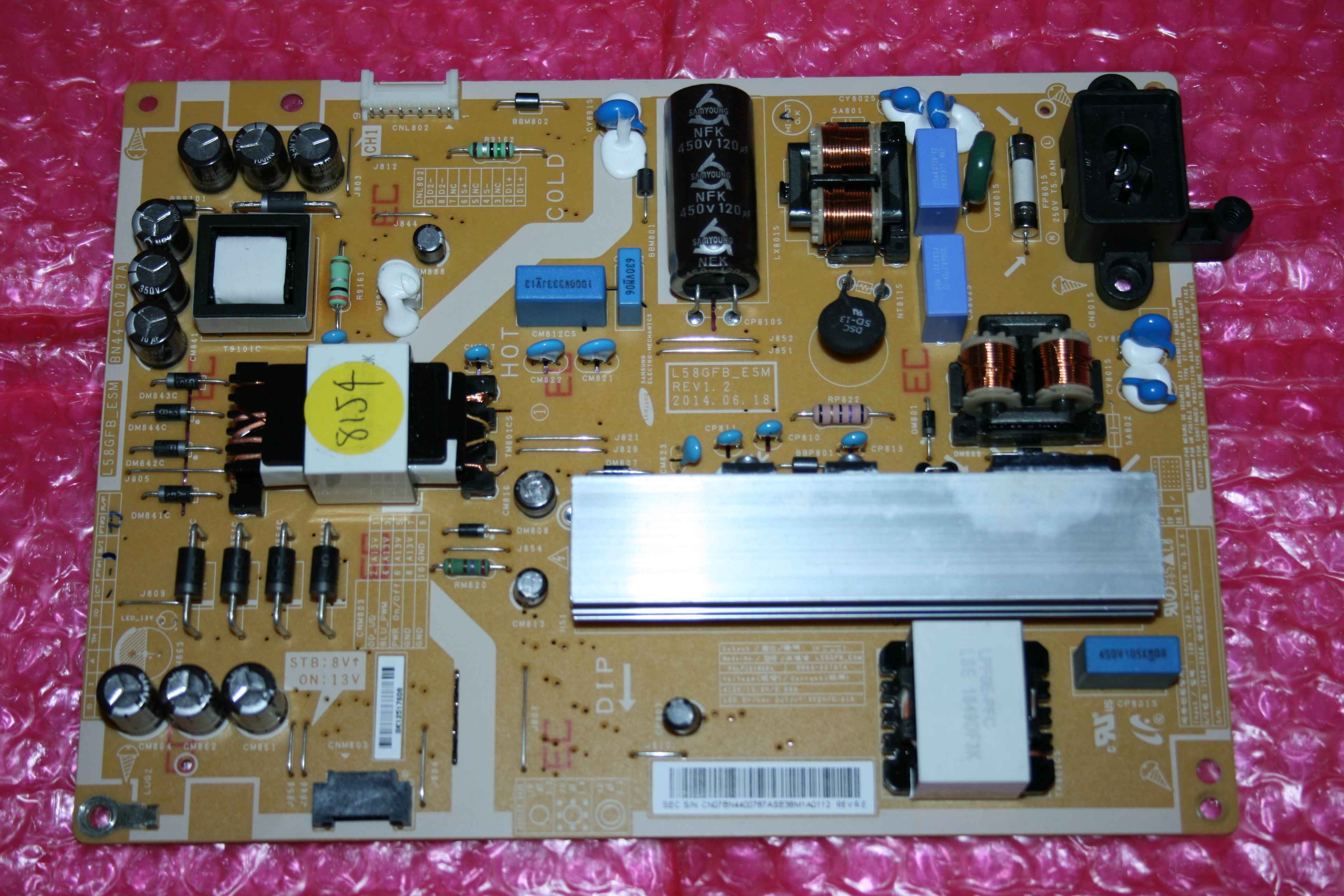 SAMSUNG - BN44-00787A, BN44-00787C, UE58J5200AKXXU, POWER, PSU lcd-tv ...