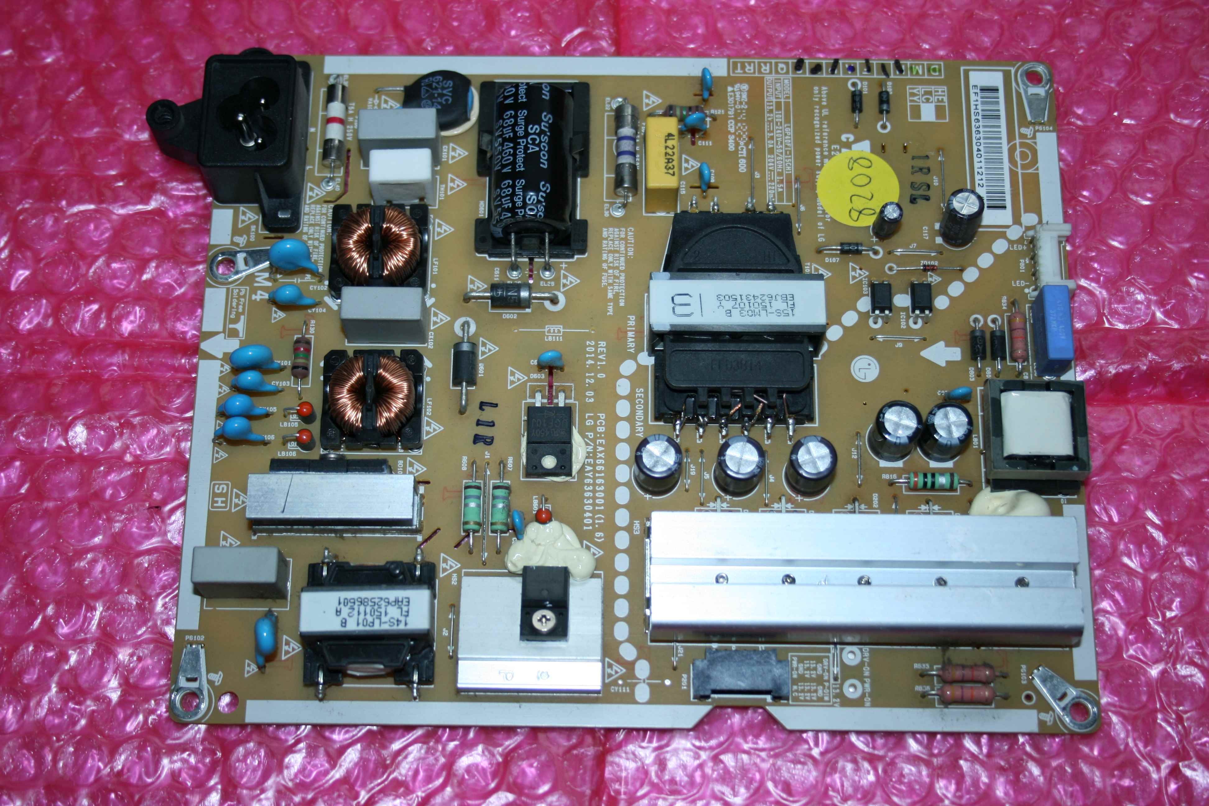 LG - EAY63630401, EAX66163001(1.6), LGP40F1-15CH1, 40LF630V-ZA.BEKJLJP ...