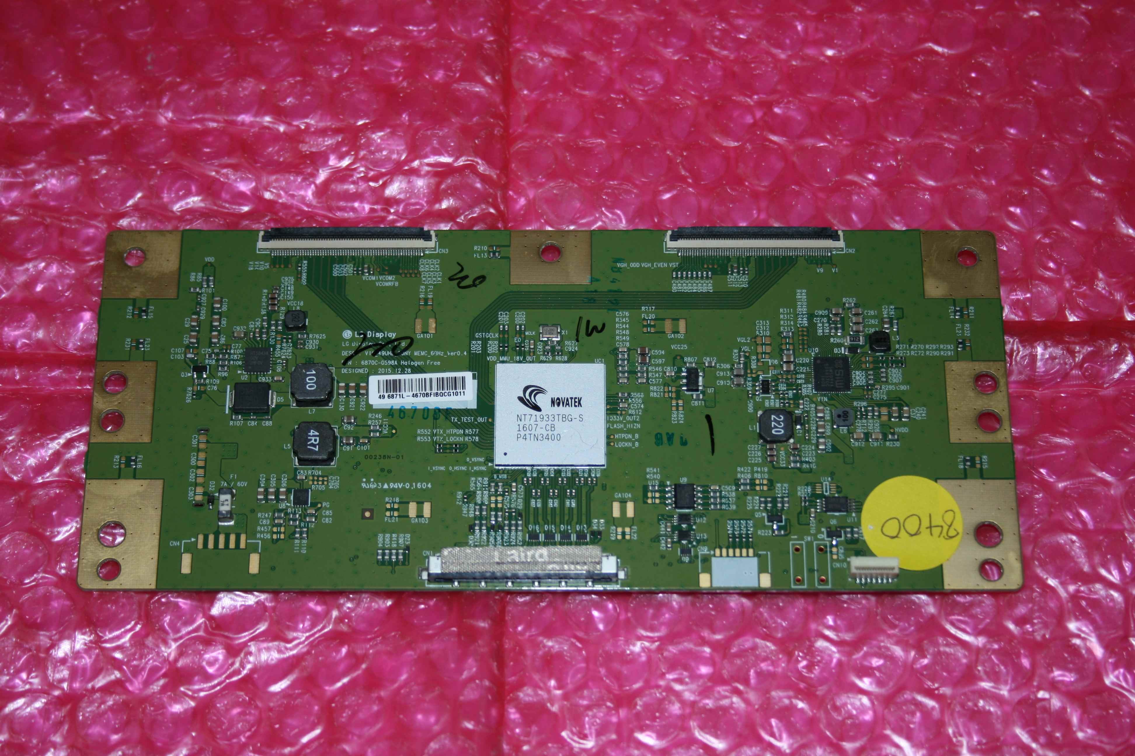 SONY - KD-49XD7005 T-CON, 6870C-0598A, LC490EQY-SJA3 lcd-tv-parts.com