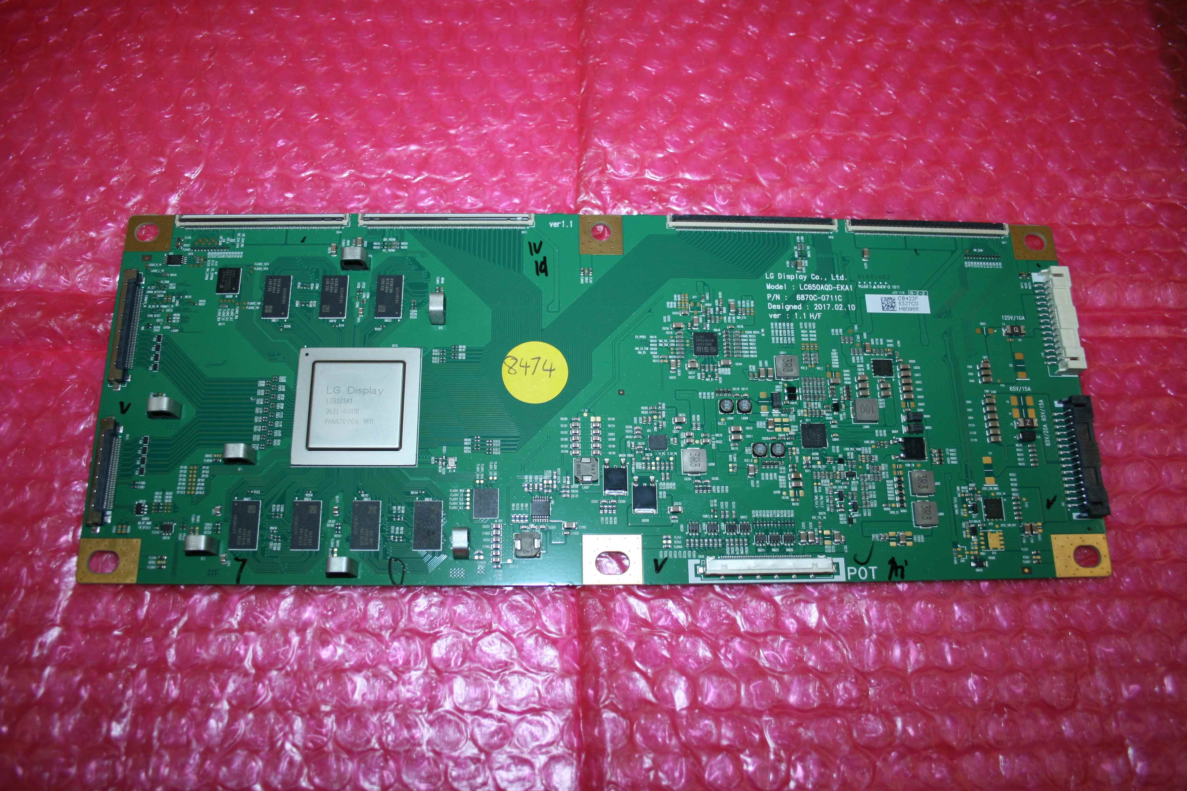 LG OLED55B7V-Z-BEKYLJP TCON - EAT63793801 - LC650AQD-EKA1 - 6870C-0711C ...