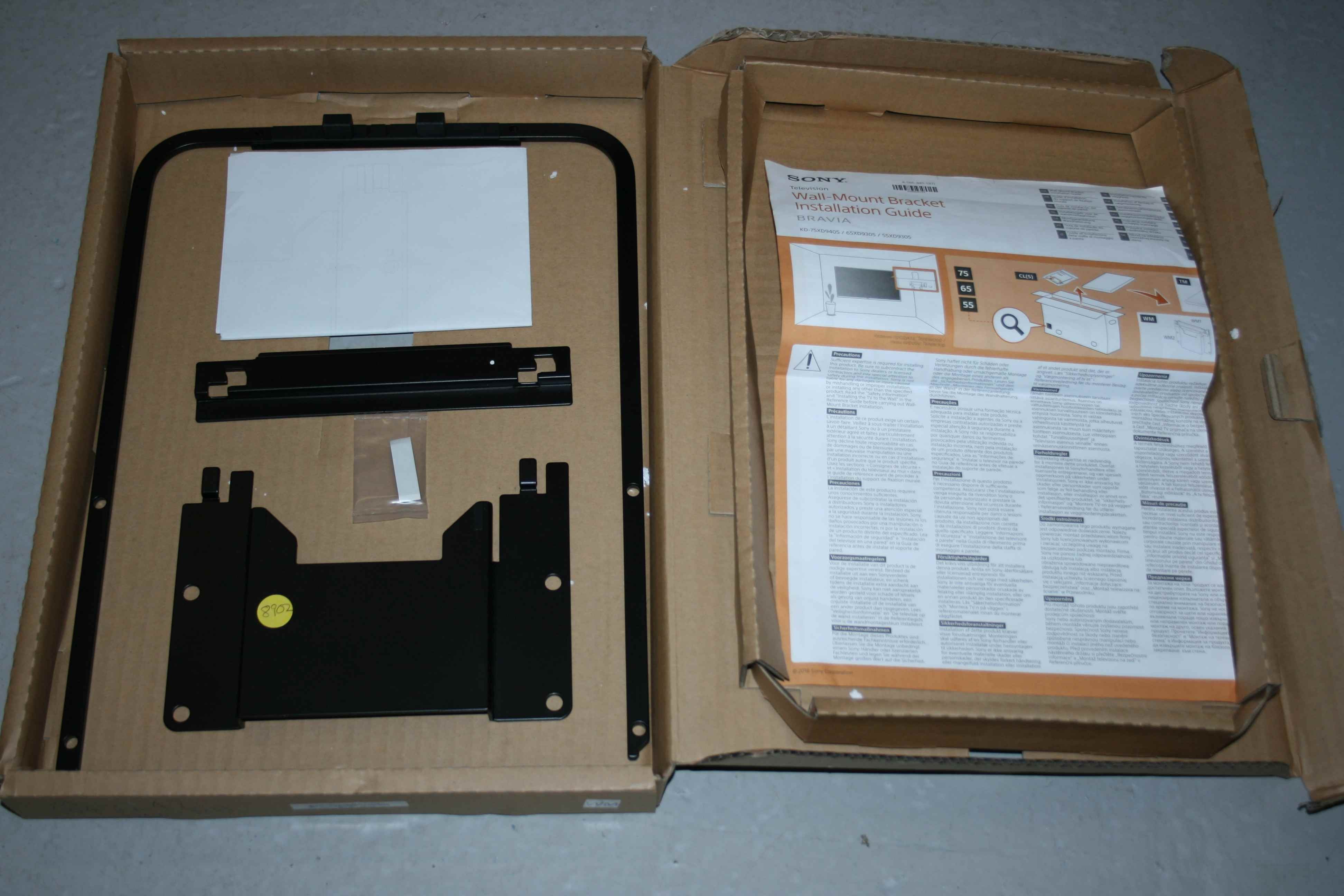 *NEW* SONY KD-55XD9305, KD-65XD9305, KD-75XD9305 WALL-MOUNT BRACKET lcd ...