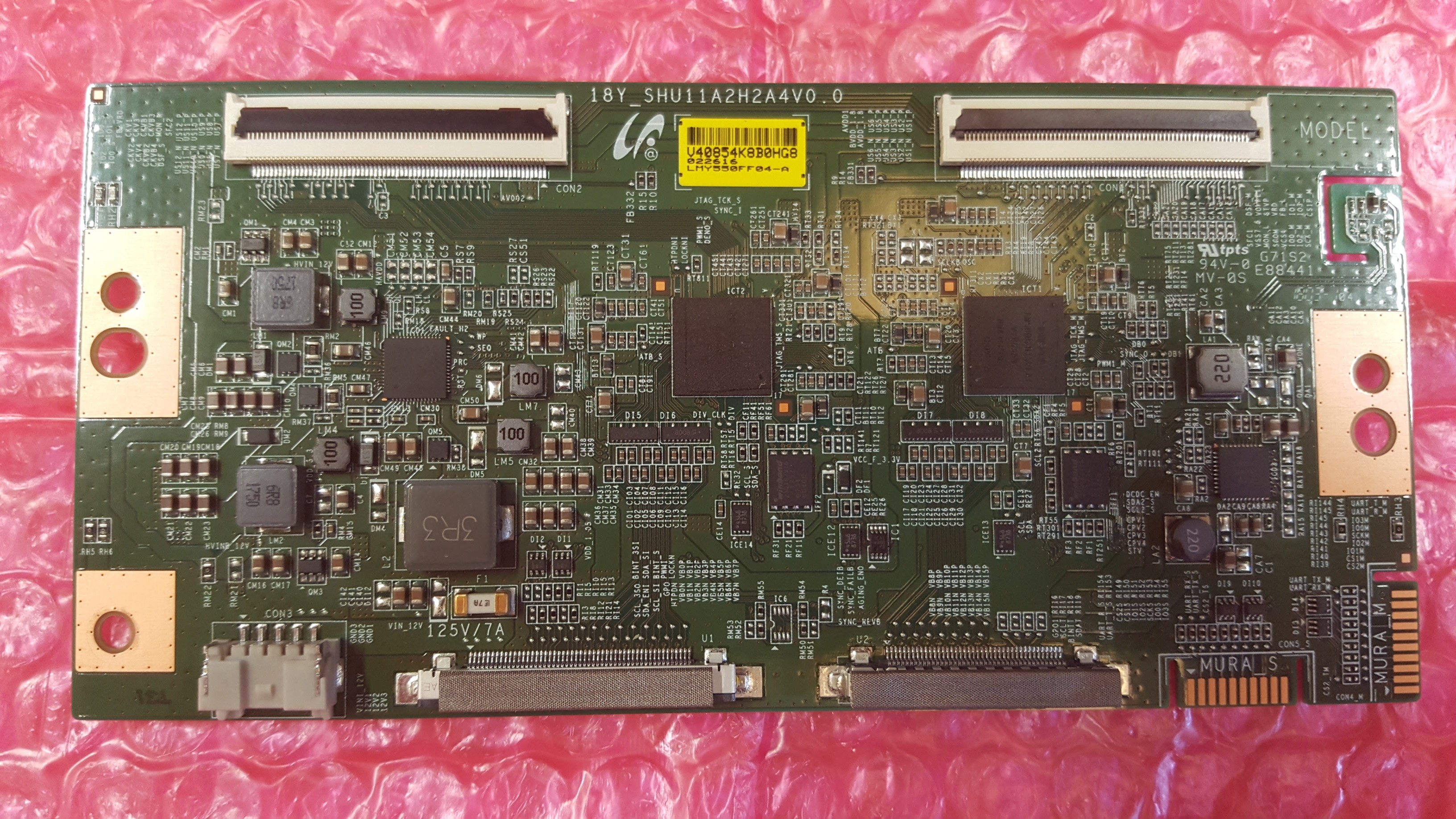 SONY KD-55XF9005 T-CON / TCON - PANEL NO. YD8S007DND01B, A2193299A lcd ...