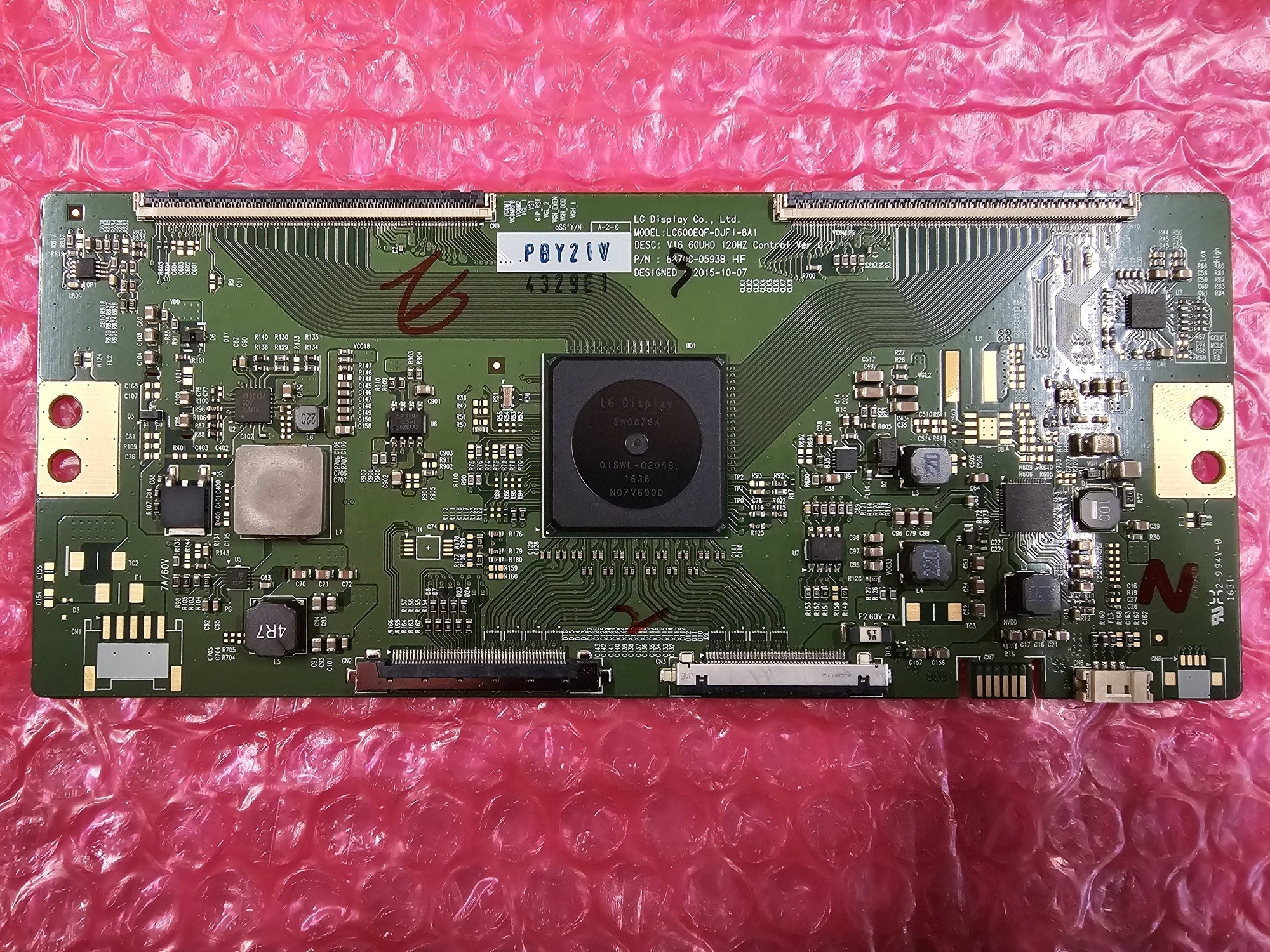 LG 60UH850V-ZA.BEKWLJP TCON / T-CON - FOR SCREEN: LC600EQF (DJ)(F1 ...