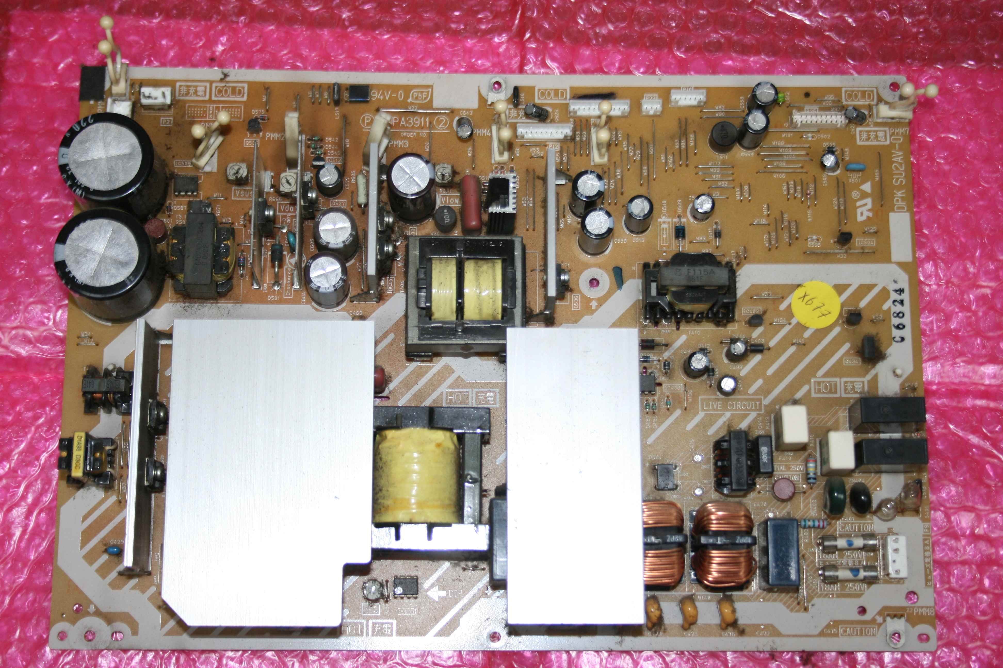 PANASONIC - TNPA3911 2, DPK SU2AV-0, TH-42PX60B - PSU lcd-tv-parts.com