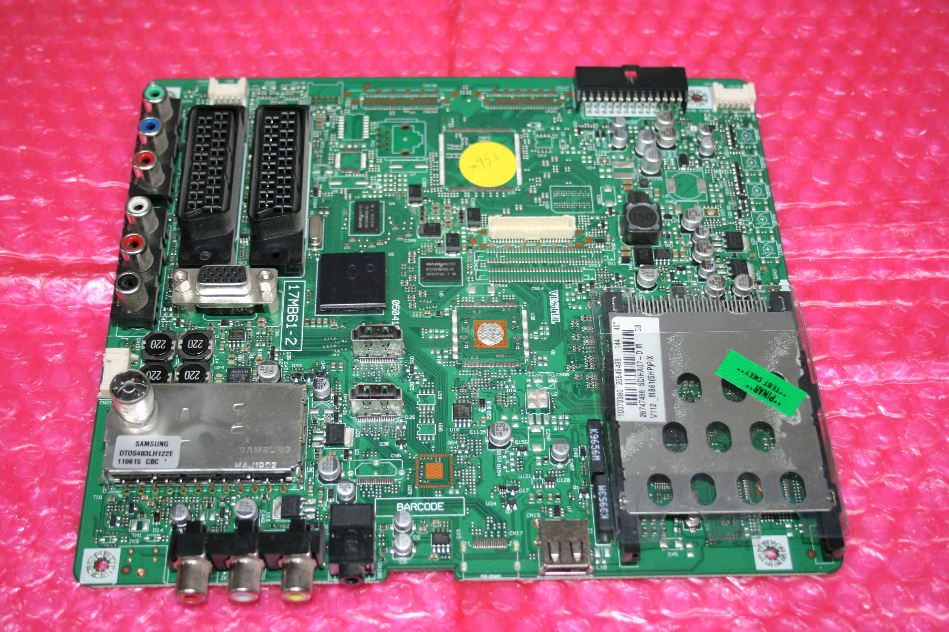 SHARP - 20545496, 26747488, 10073380, 17MB61-2, LC-40F22E - MAIN PCB ...